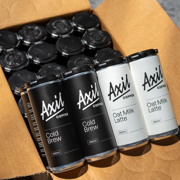 Welcome Back Cold Brew Cans & Hello Oat Milk Lattes - Axil Coffee